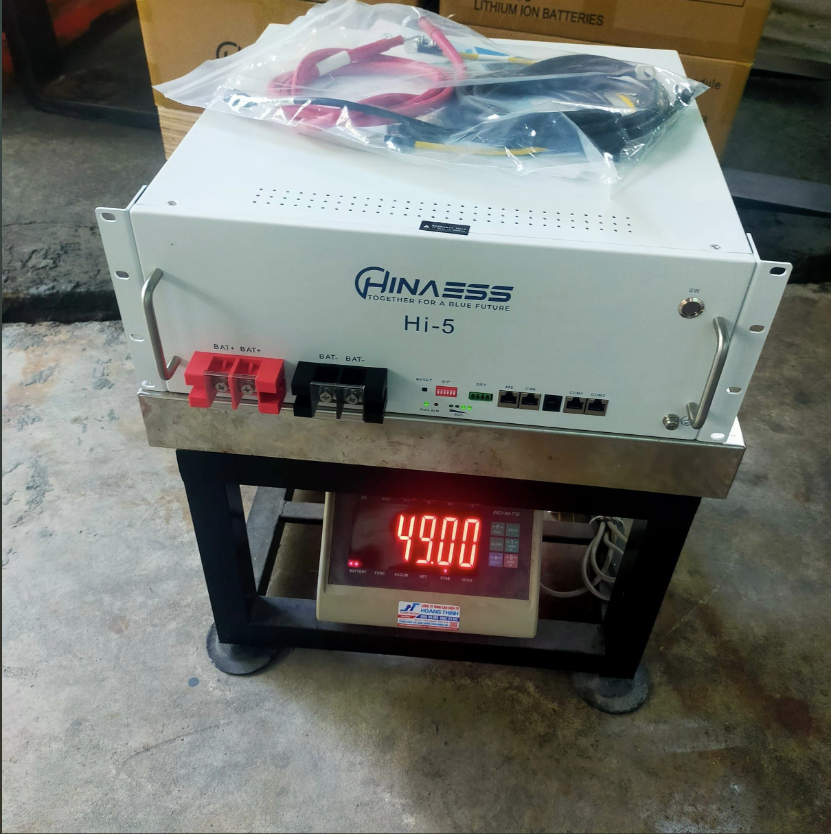 Pin lưu trữ Hina ESS 51.2V-100Ah ( 48V 100Ah) dùng cho inverter- biến ...